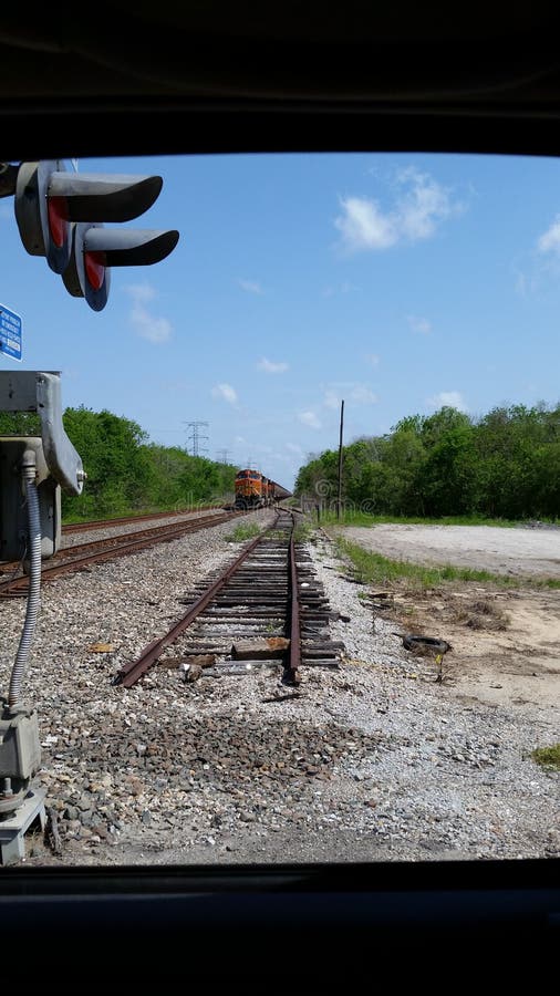 Railroad crossing stock image. Image of crossing, broken - 121735851