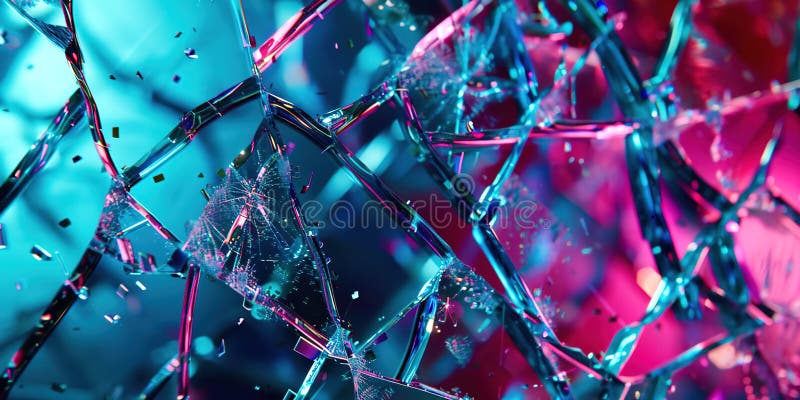 Broken rainbow glass stock illustration. Illustration of aged - 328997837