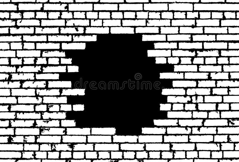 Broken Brick Wall Clip Art