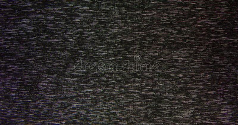 Broken Reception Tv Interference Noise Static Insert Element. Stock ...