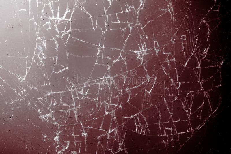 Broken Red Glass As Background Stock Image - Image of design, abstract ...