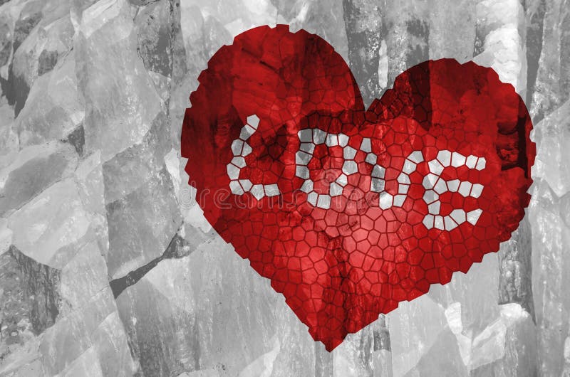 Broken red heart shape. stock photo. Image of romantic - 50762806