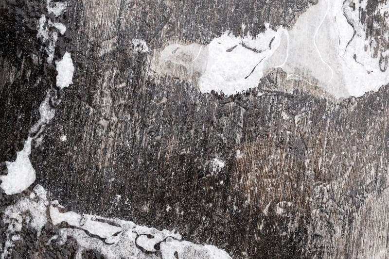 Broken and Refrozen Ice on Water in Top View Stock Image - Image of ...