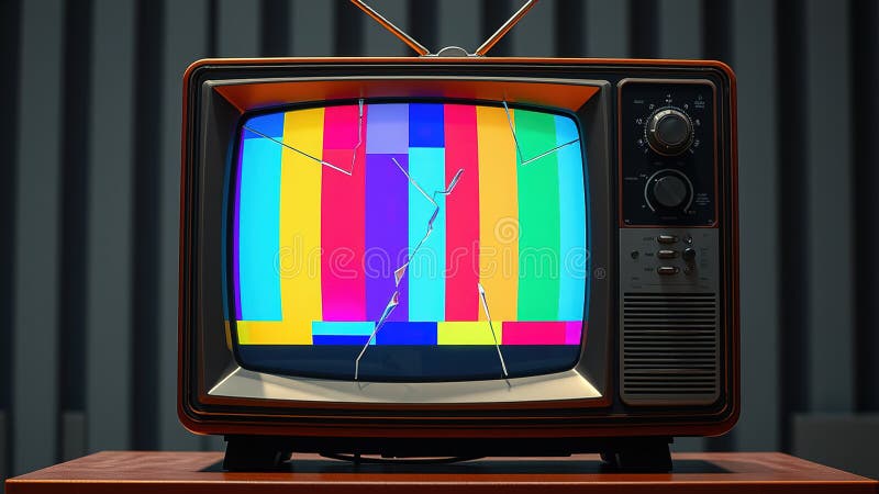 A Broken Retro Television a Visual Exploration of Obsolescence and the ...