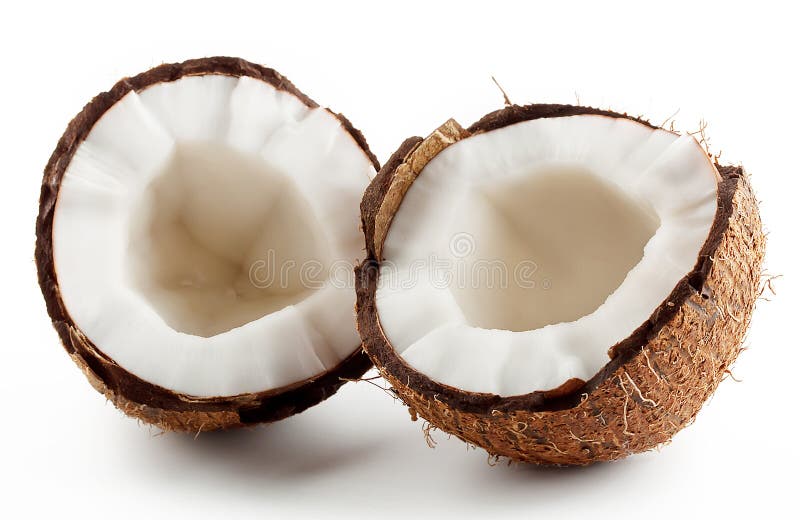 Broken ripe coconut stock photo. Image of coco, background - 47707616