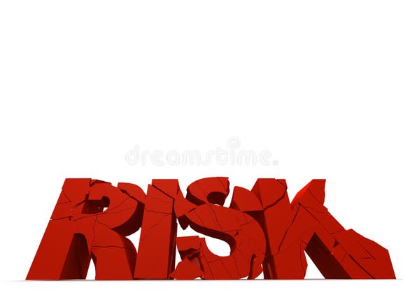 Broken risk stock illustration. Illustration of venture - 7218068