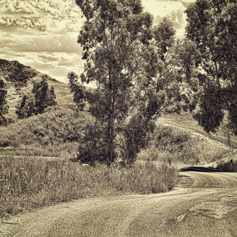 Broken Road stock image. Image of italy, broken, roadside - 95405775