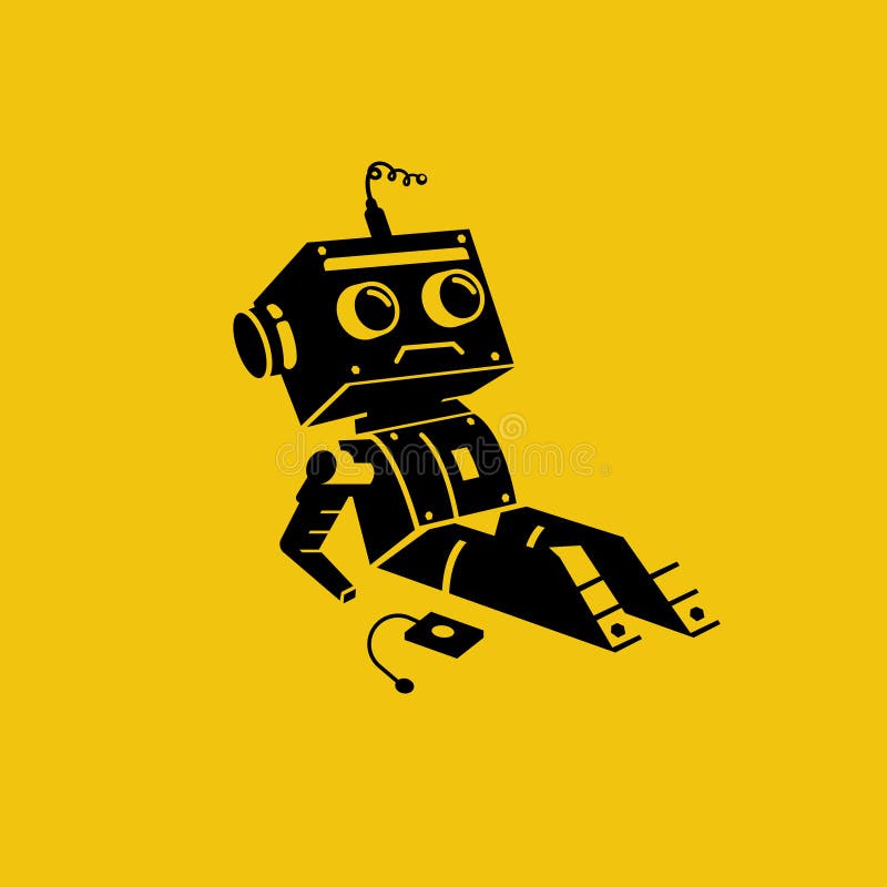 Damaged Robot Stock Illustrations – 436 Damaged Robot Stock ...