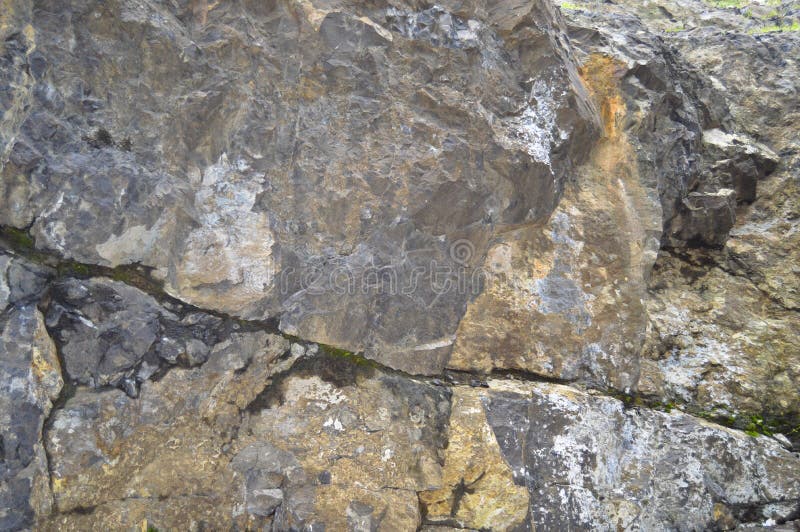 Hard Rock Crack Surface Texture Brown Stock Photo - Image of built ...