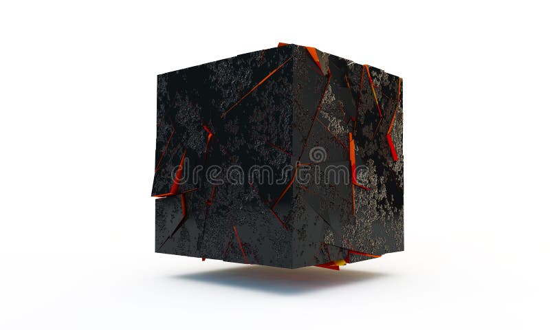 Broken rock stock illustration. Illustration of stones - 35670418