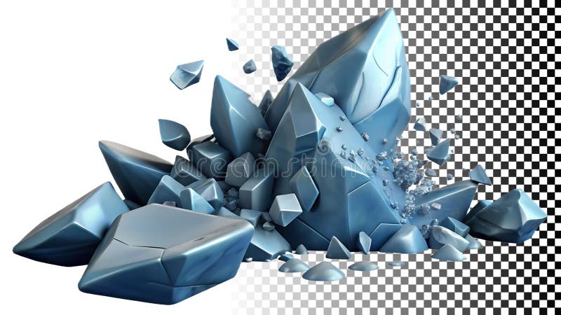 Broken Rocks, Debris for Destruction and Geological Themes Png ...