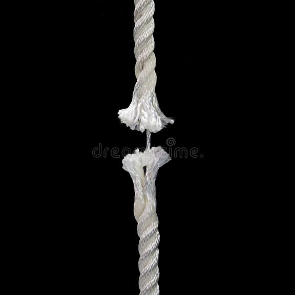 Broken rope stock photo. Image of metaphor, hang, flaw - 4477614