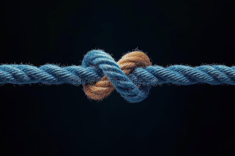 Broken Rope Failure - Conceptual Image of Motion Blur and Stroboscopic ...