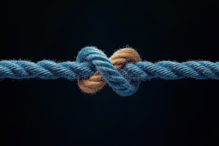 Broken Rope Failure - Conceptual Image of Motion Blur and Stroboscopic ...