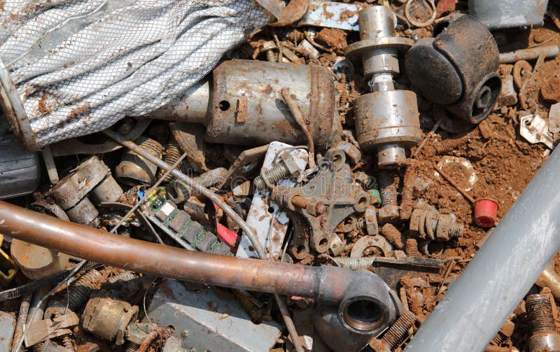 Rusted Metal Objects in Recycling for the Recovery of Iron Mater Stock ...