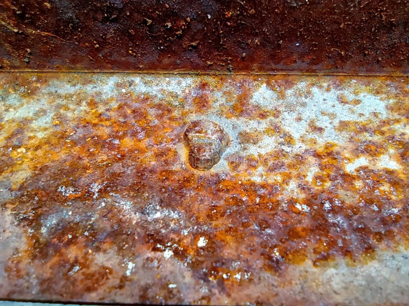 Macro of Rusty Texture on Old Aluminum Sheet. Stock Photo - Image of ...