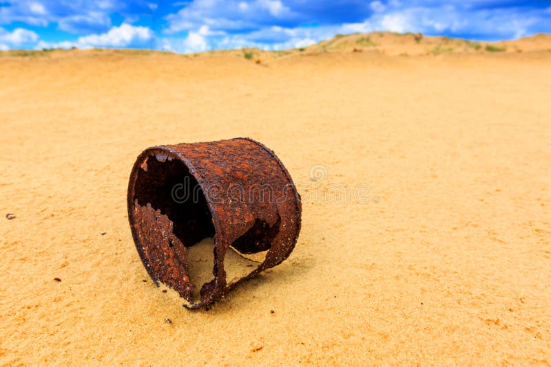 Broken rusty can stock photo. Image of blue, metal, rusted - 42513784