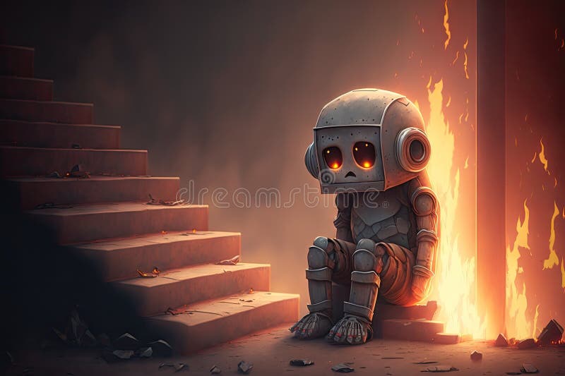 Broken Robot Face Stock Illustrations – 252 Broken Robot Face Stock ...