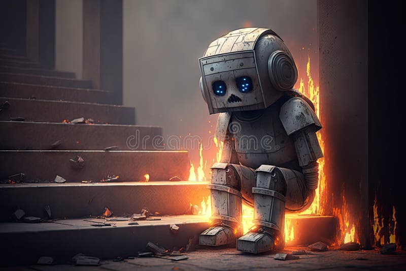 Broken Robot Face Stock Illustrations – 252 Broken Robot Face Stock ...