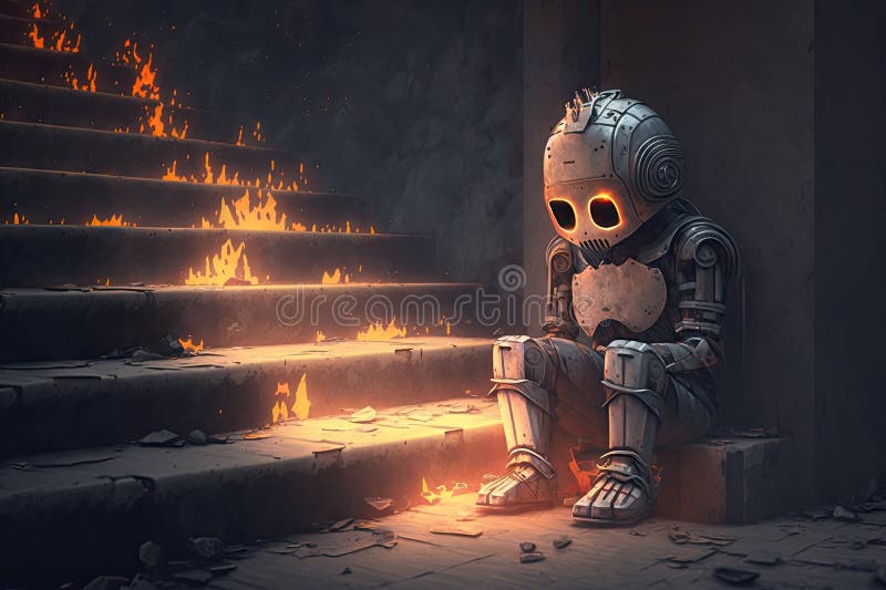 Broken Robot Face Stock Illustrations – 252 Broken Robot Face Stock ...