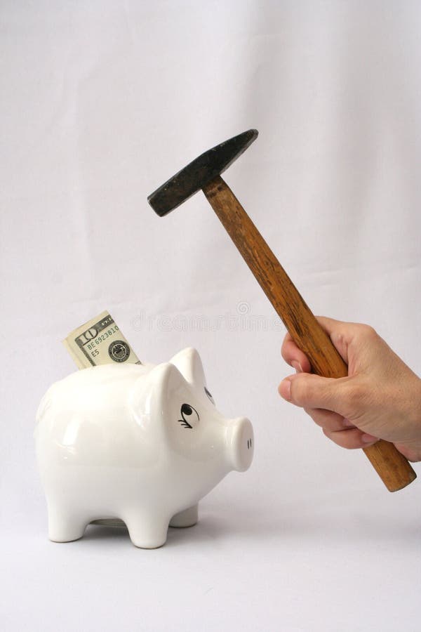 Pig safe box stock image. Image of isolated, earnings - 1892655
