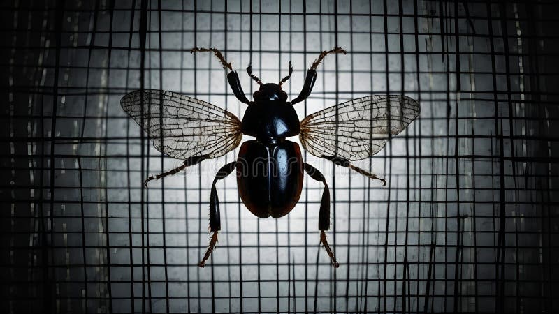 Broken Screen Bug Abstract Grid Background. Abstract Image of a Cobweb ...