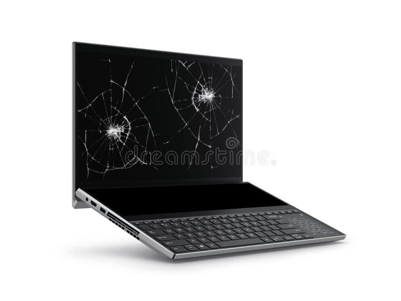 Smashed Laptop Stock Illustrations – 69 Smashed Laptop Stock ...