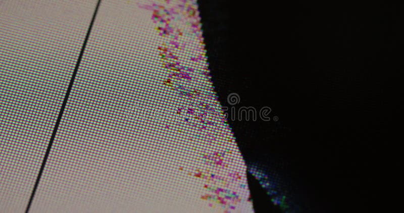 Matrix Distortion Monitor Defect Glitch Broken Stock Video - Video of ...