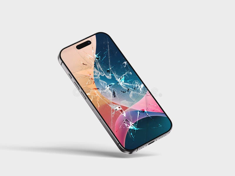 Smashed Phone Screen Stock Illustrations – 624 Smashed Phone Screen ...