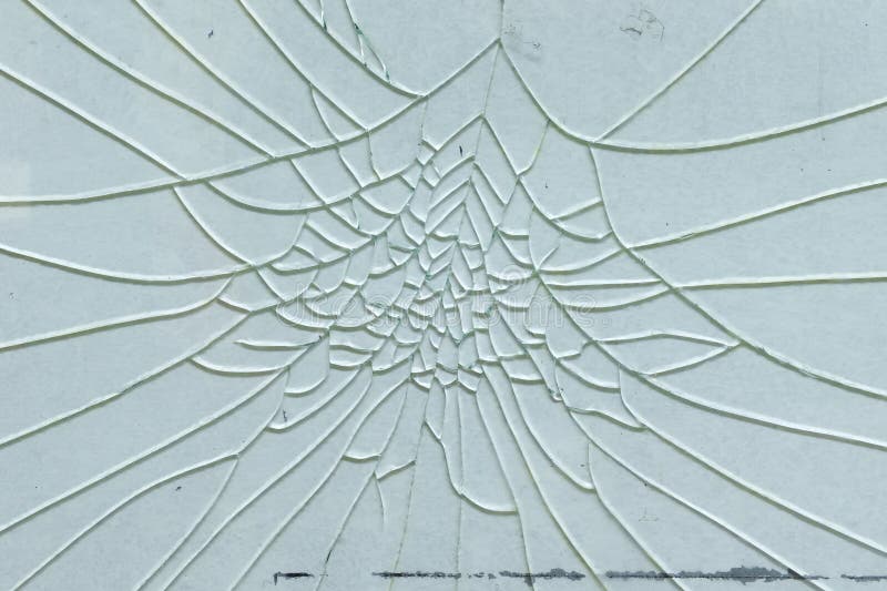 Broken Shattered Glass with Crack Abstract Pattern Stock Image - Image ...