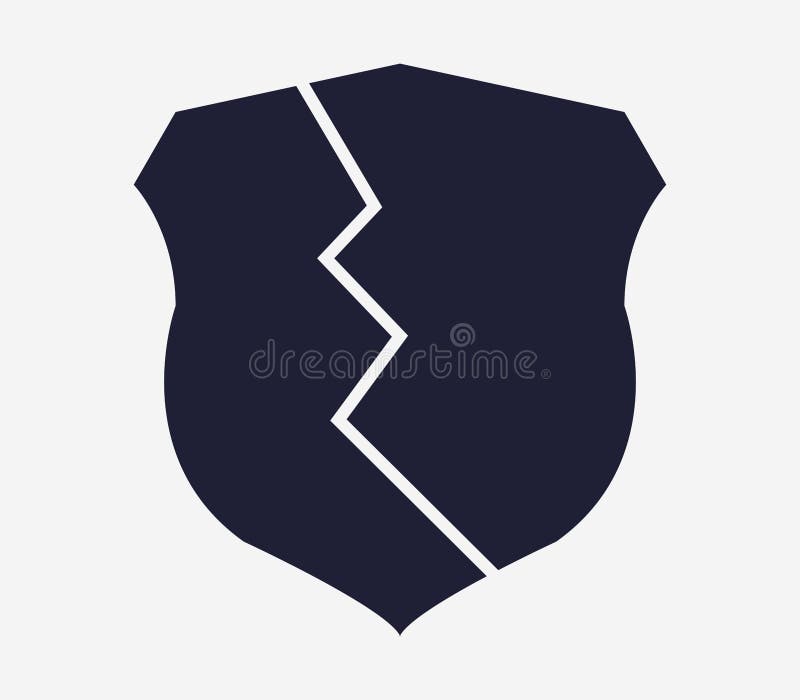 Broken Shield Icon Stock Illustrations – 3,193 Broken Shield Icon Stock ...