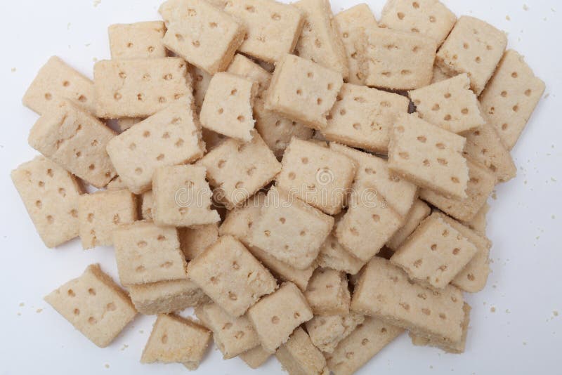 Broken shortbread pieces stock photo. Image of shortbread - 77015002