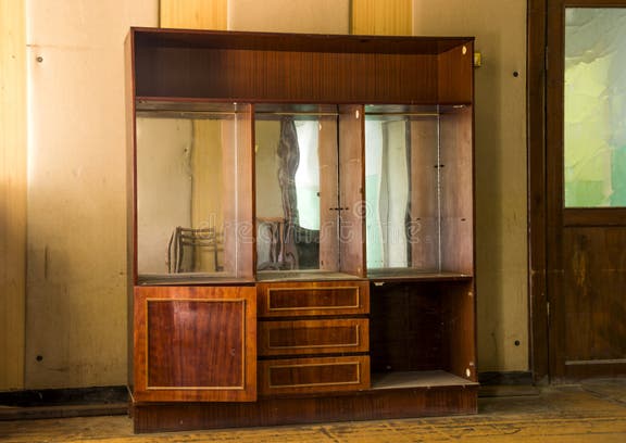 Broken sideboard stock image. Image of garbage, buildings - 84447941