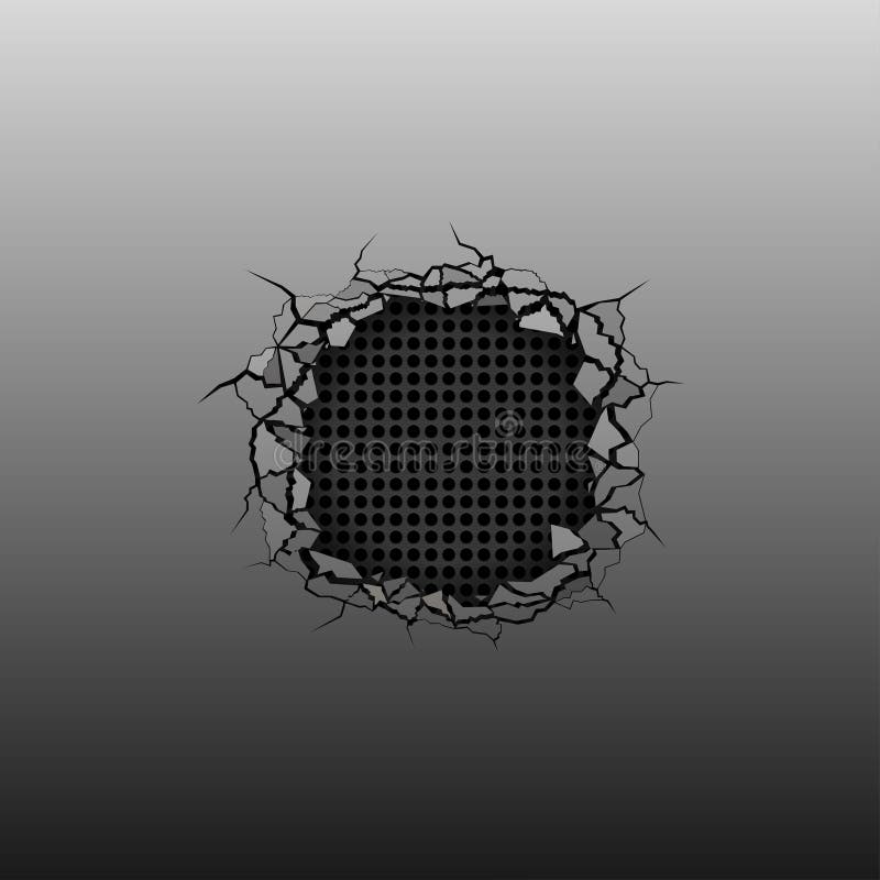 Broken Metal background stock vector. Illustration of plate - 105686624