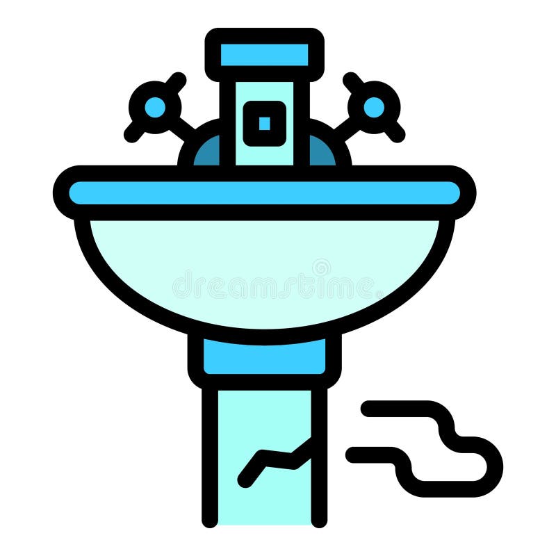 Kitchen Sink Leak Icon Stock Illustrations – 796 Kitchen Sink Leak Icon ...