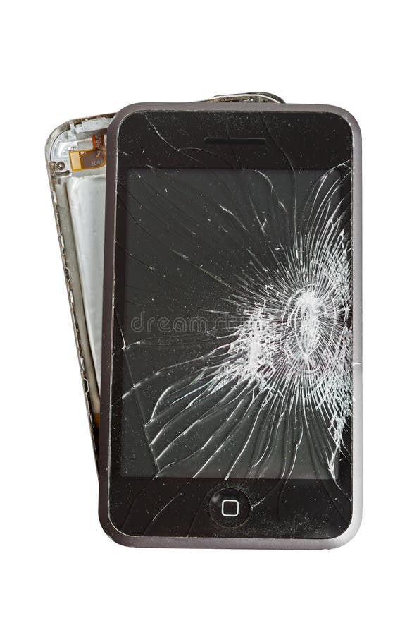 Broken smartphone editorial photography. Image of screen - 26463522