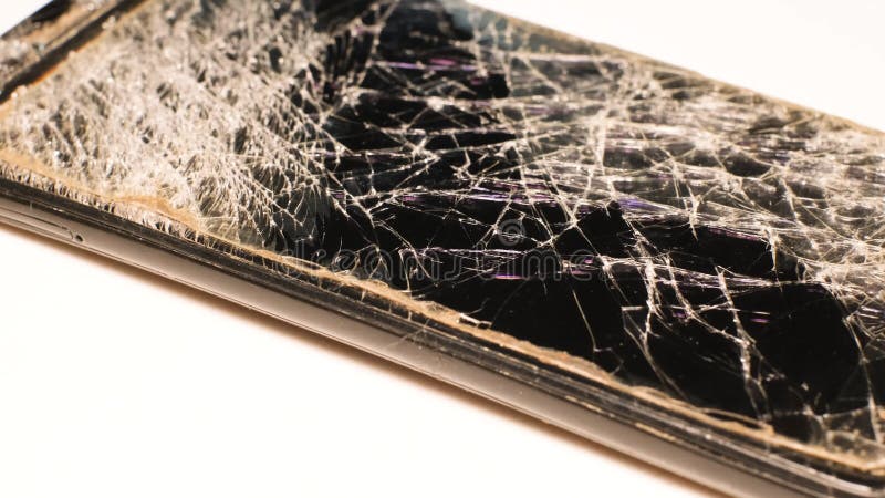 Broken Smartphone Display. Touch Screen Repair. Removes Broken Phone ...