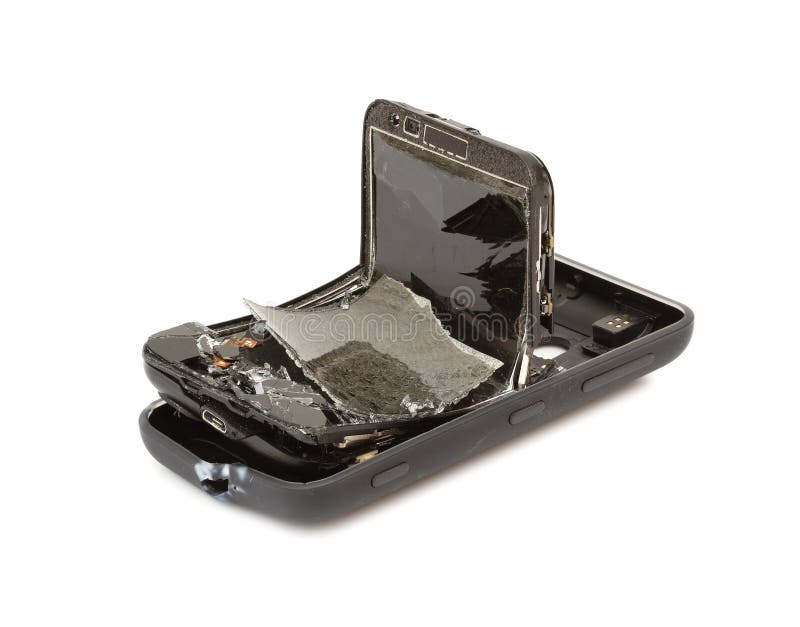 A broken smartphone. stock image. Image of visual, ideas - 56394847