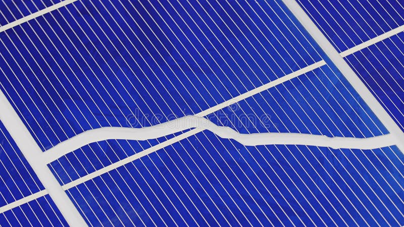 Broken Solar Panel Cell Parts Rotating, Loop Ready Stock Footage ...