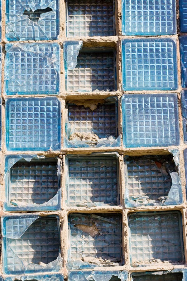 Broken Square of Glass in a Window Box Stock Image - Image of wallpaper ...