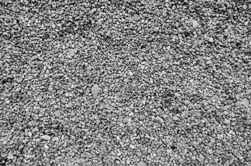 Broken Stone, Ballast Horizontal Closeup Black Andd White Texture Stock ...