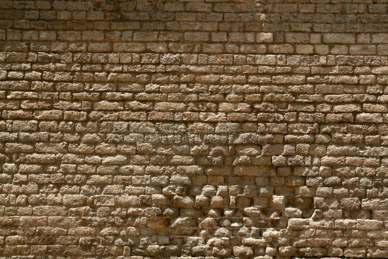 Broken stone brick wall stock photo. Image of cement, blocks - 5692226
