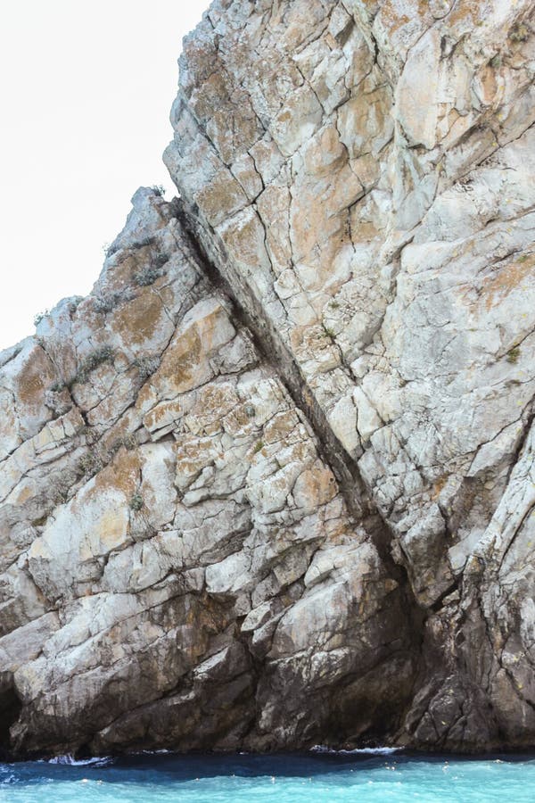 Broken stone rock. stock image. Image of tourism, beauty - 99150799