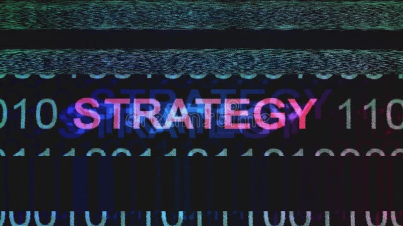 Broken Social Media Data on the Screen Glitch Effect Stock Video ...