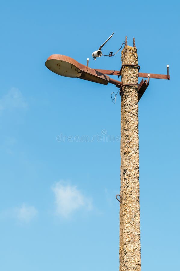 Broken street light stock photo. Image of pole, decorative - 50463352