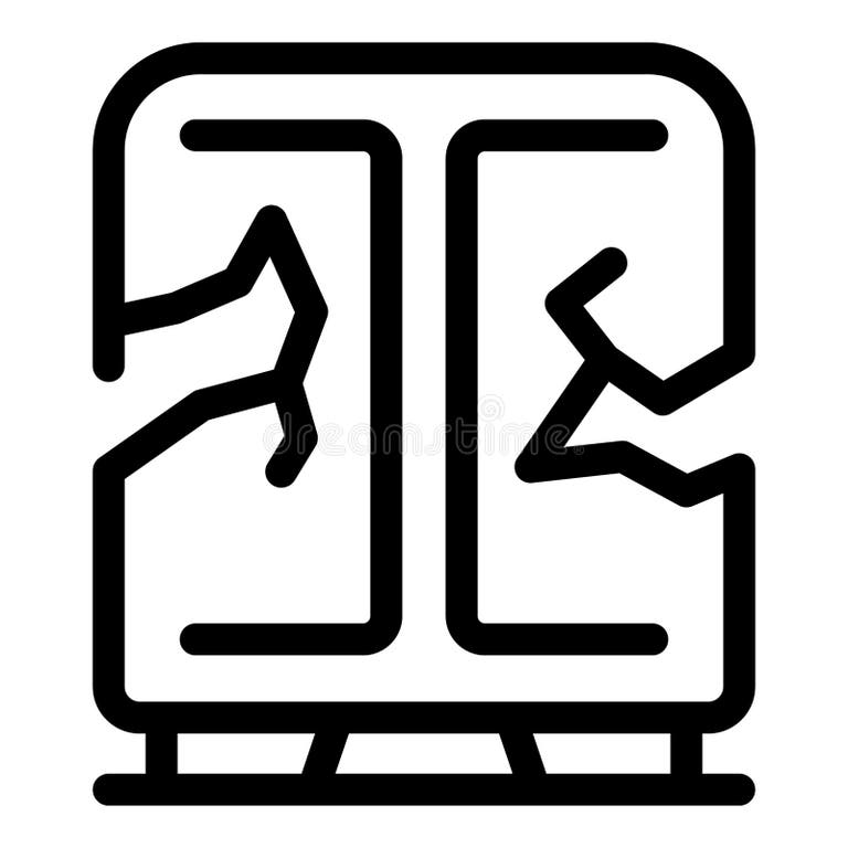 Broken Subway Train Windows Showing Vandalism Problem in City Stock ...