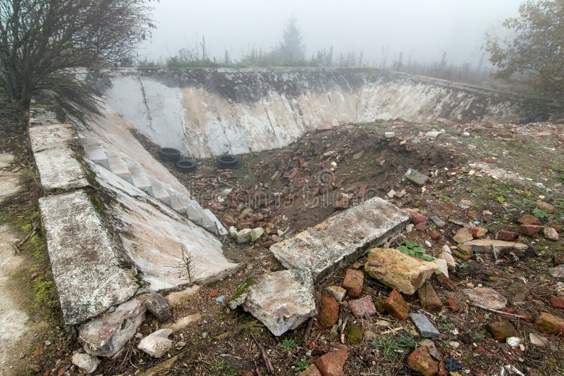 Decrepit Swimming Pool - Abandoned Hotel Stock Photo - Image of texture ...