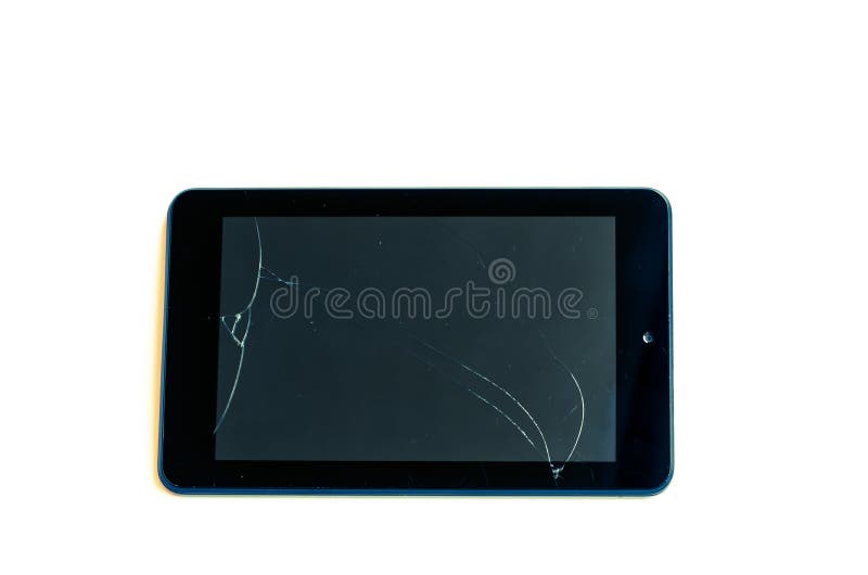 Broken tablet stock image. Image of broken, internet - 230445875
