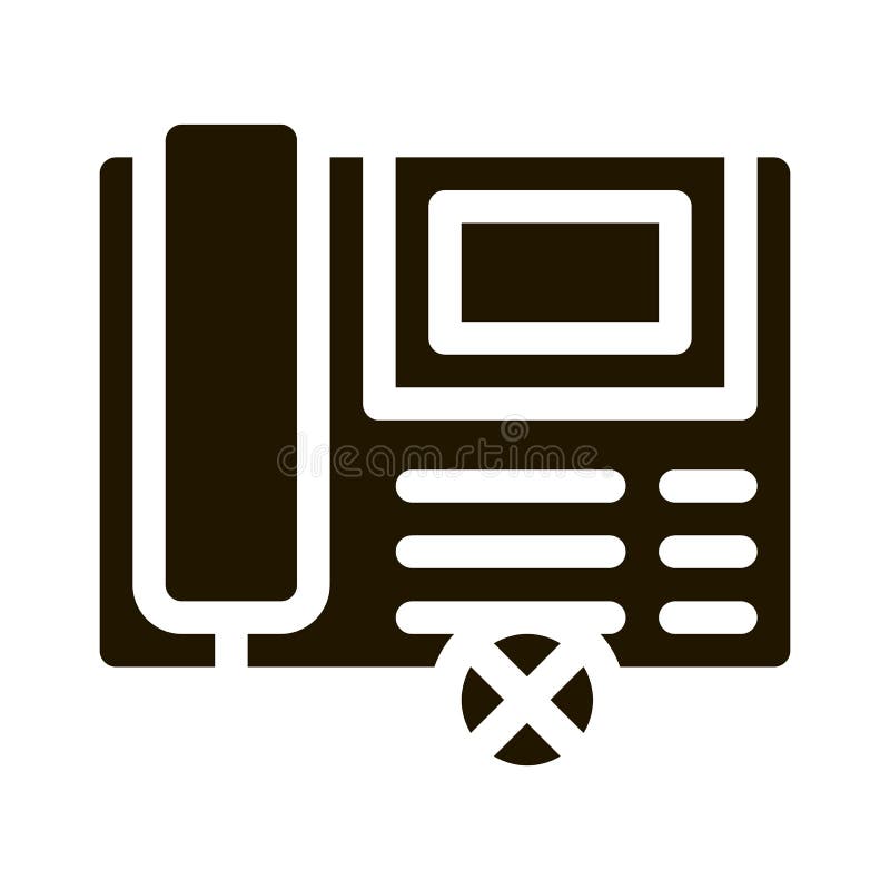 Broken Printer Icon Vector Outline Illustration Stock Vector ...