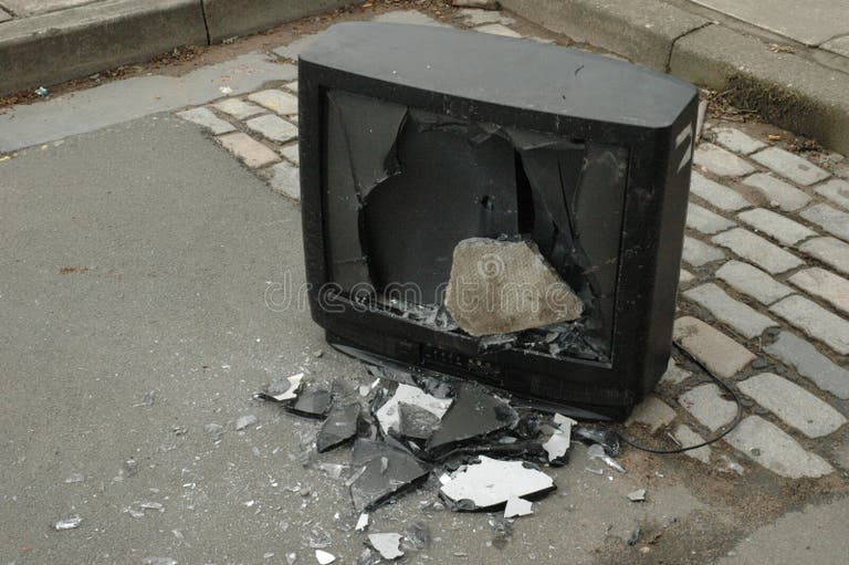 4,307 Television With Broken Screen Stock Photos - Free & Royalty-Free ...